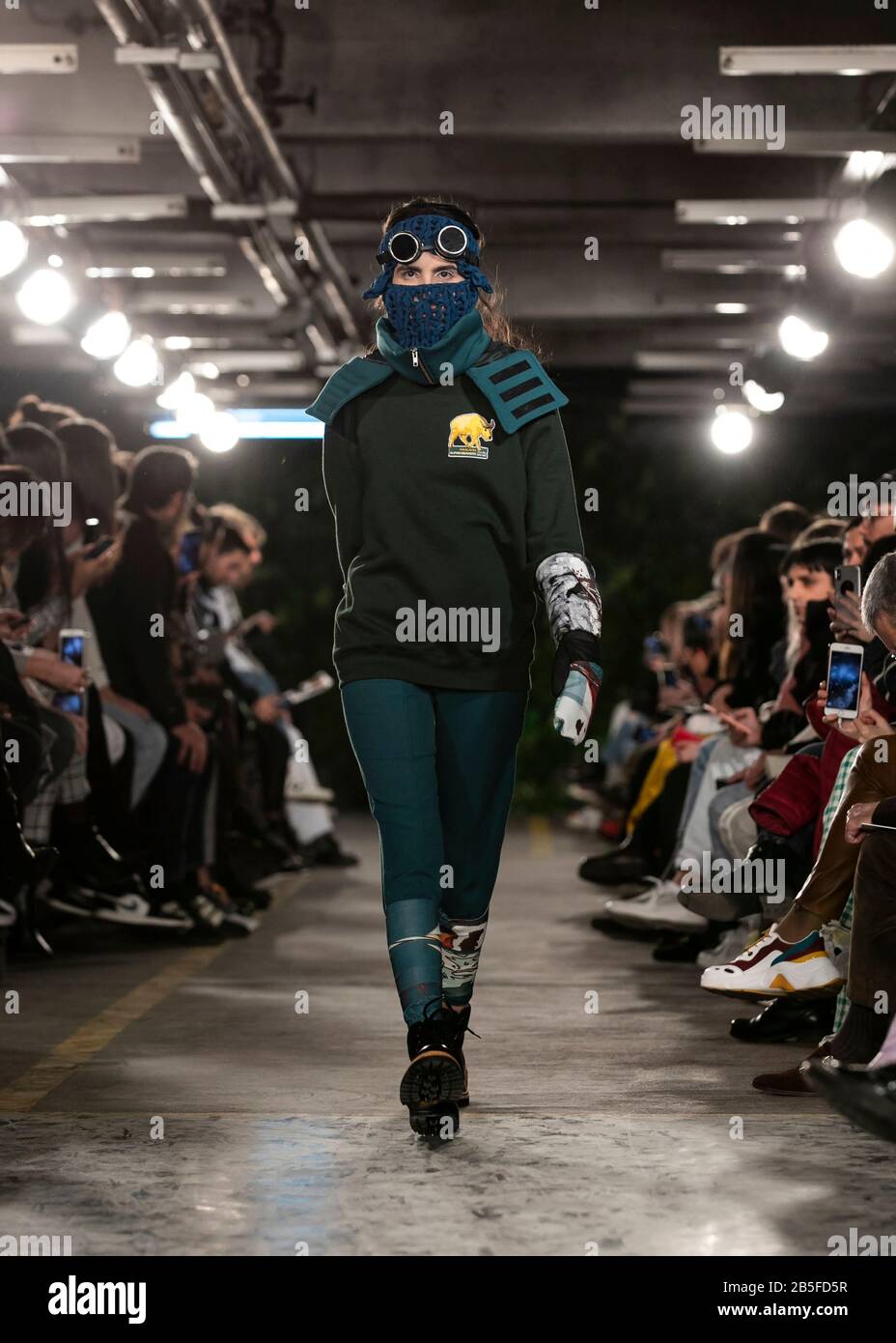 Lisbon, Portugal. 06th Mar, 2020. A model walks the runway during the ...