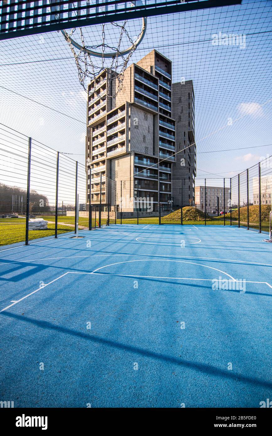 Odense Cortex park area near University of Southern Denmark ...