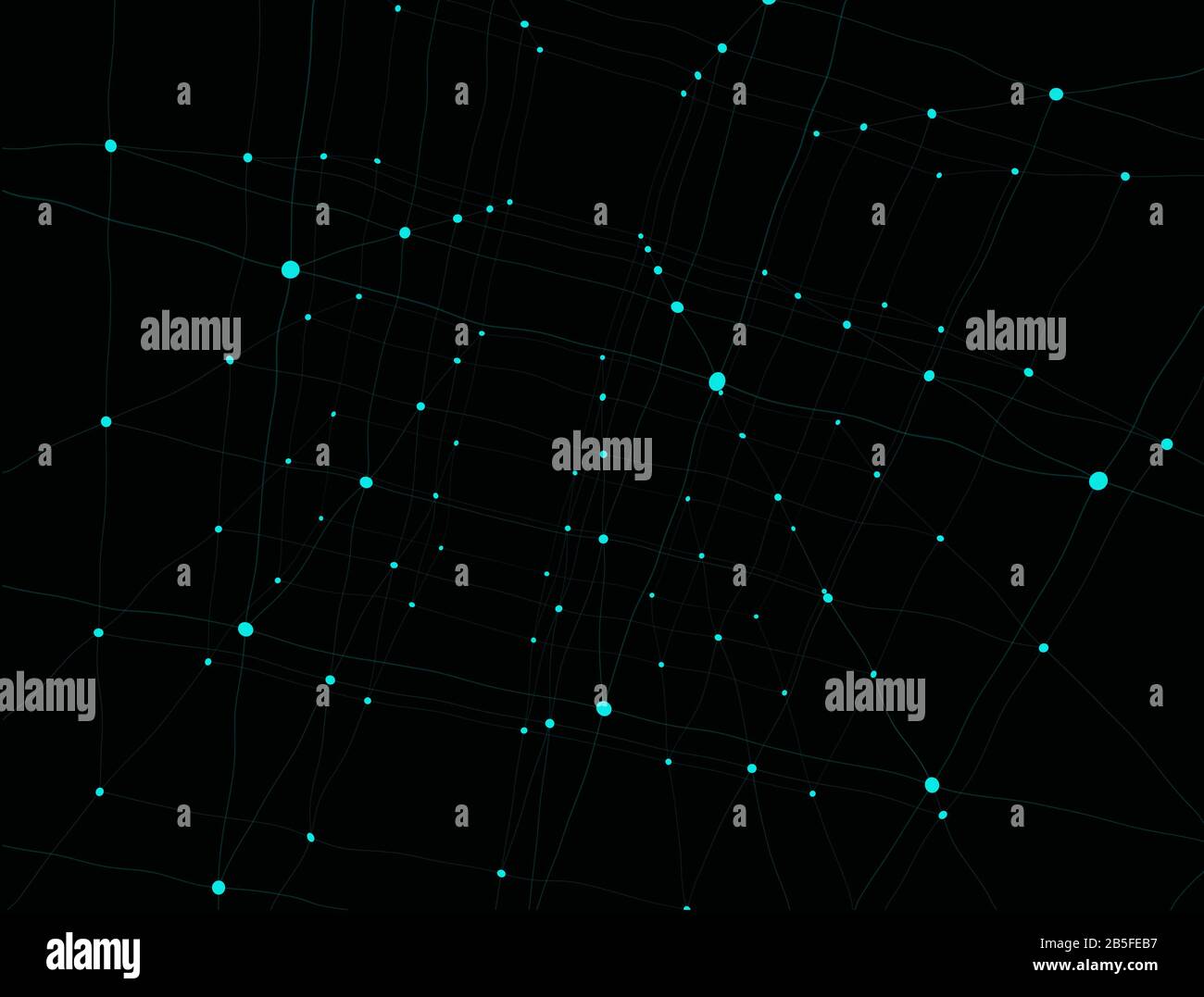 Trendy line art advertising with abstract lines on dark background for ...