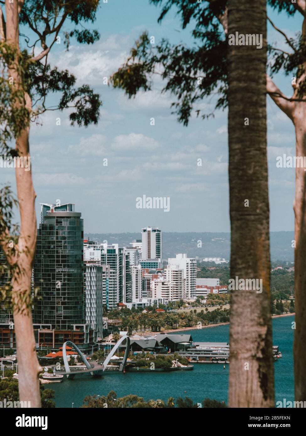 Perth Australia cityscape city life Stock Photo - Alamy