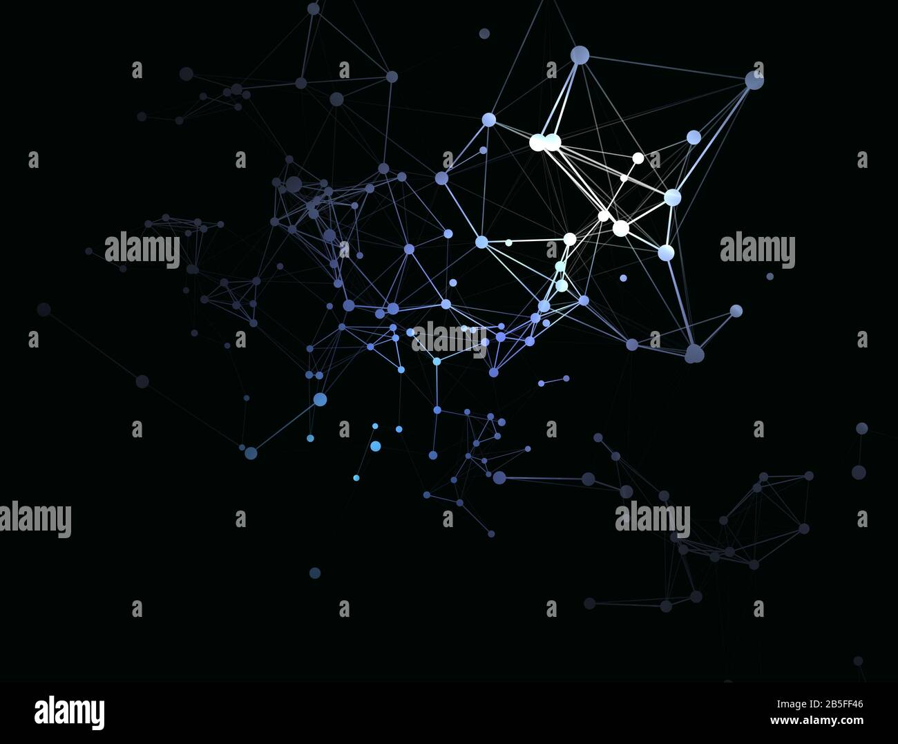 Trendy line art advertising with abstract lines on dark background for ...