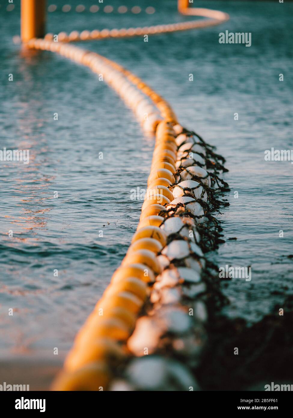 Some buoys floating in the ocean in Australia Stock Photo - Alamy