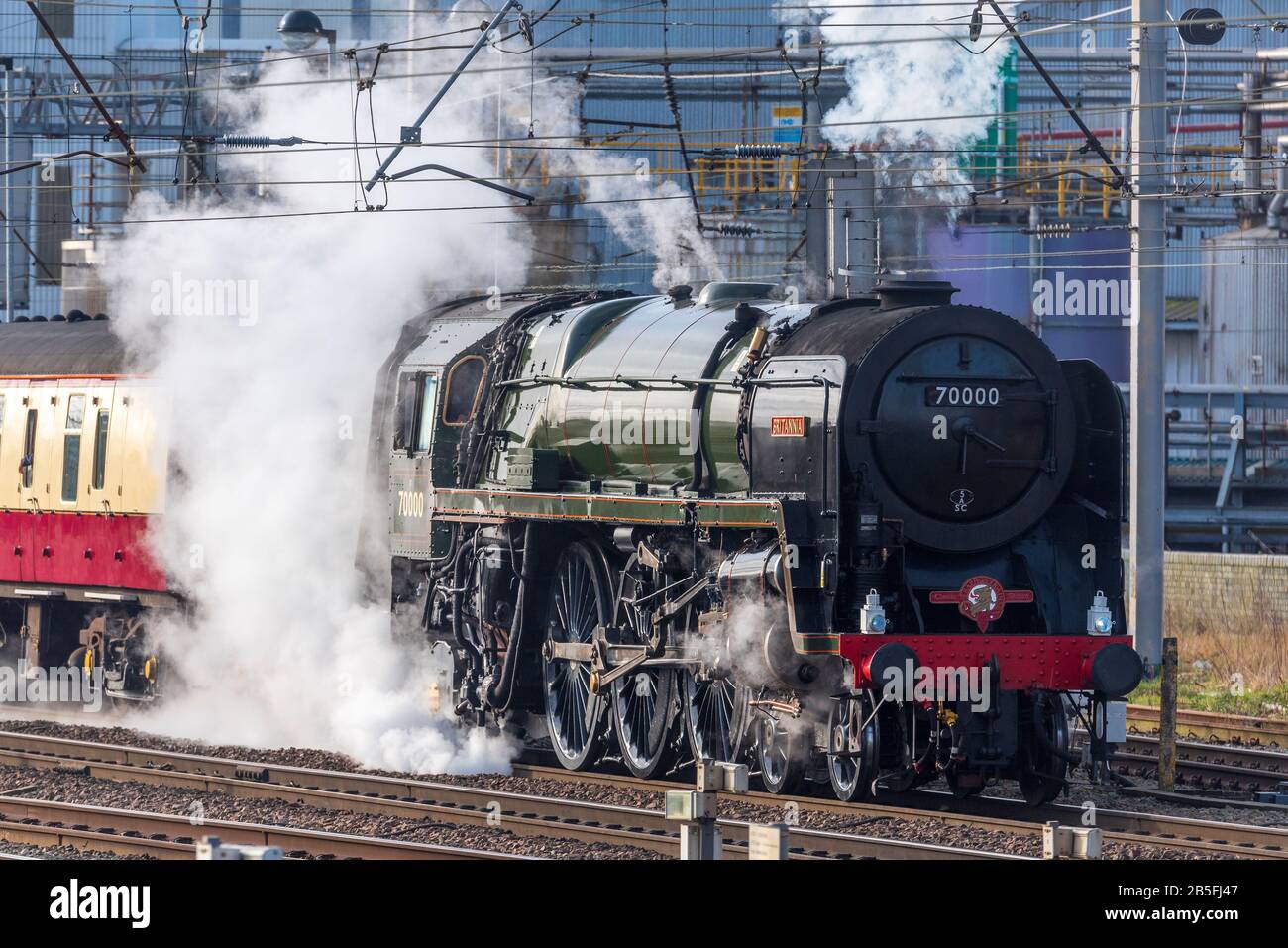 British Railways Standard Class 7, number 70000 Britannia a preserved ...