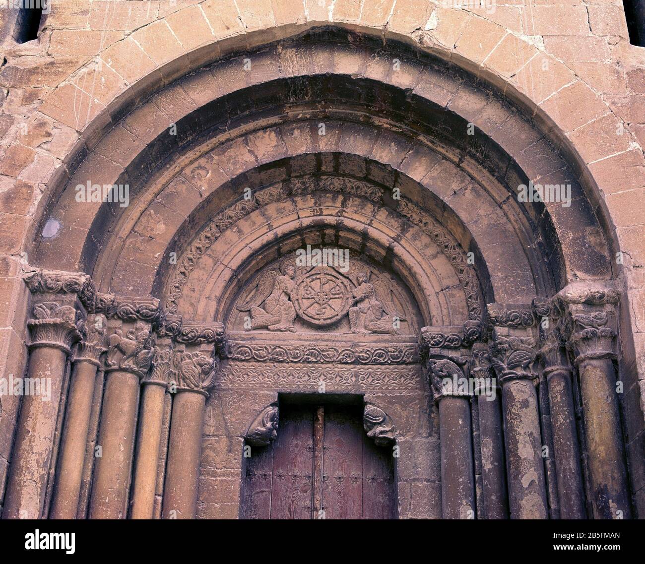 PORTADA OESTE DE LA IGLESIA DEL SALVADOR - SIGLO XIII - ROMANICO ...