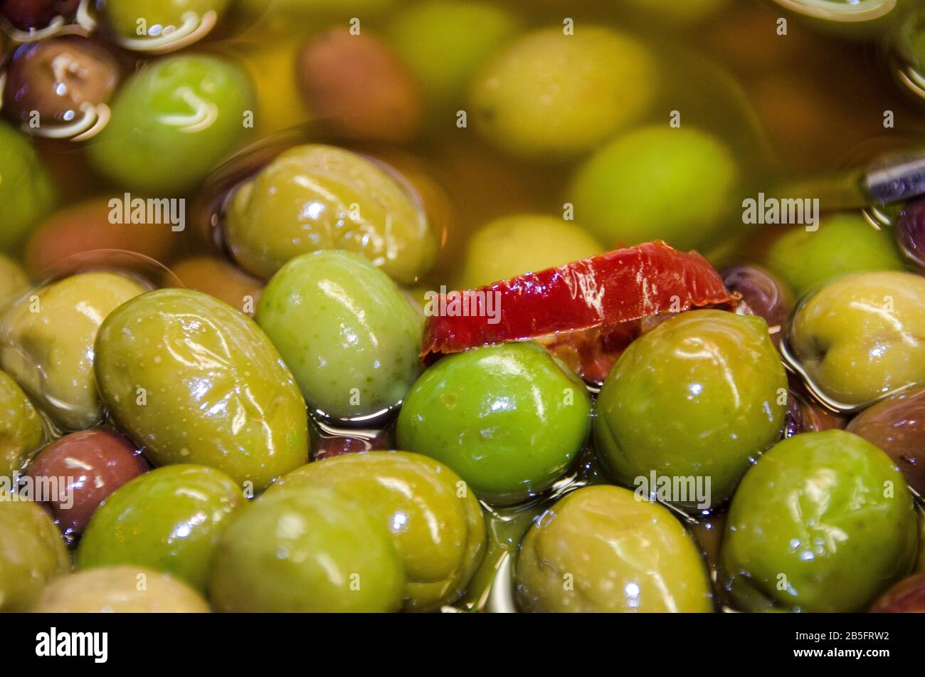 Olives buffet hi-res stock photography and images - Alamy