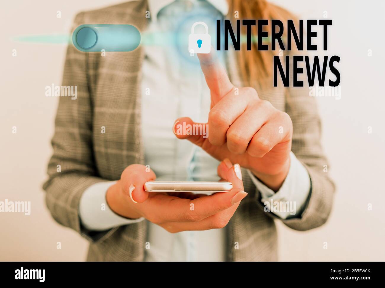 Text sign showing Internet News. Business photo text the information ...