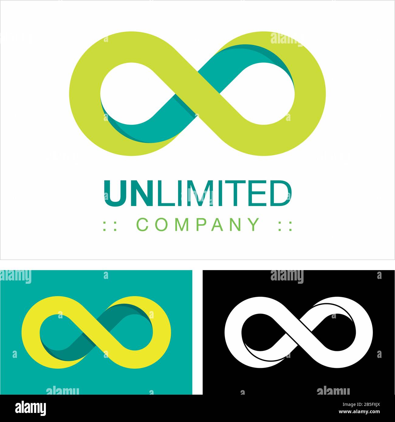Infinity logo hi-res stock photography and images - Alamy