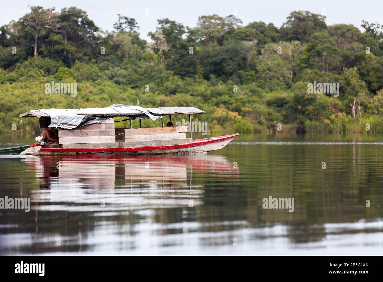 Amazon rainforest river boat hi-res stock photography and images - Alamy