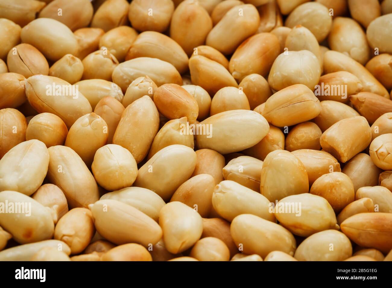 Peanut texture. Food background of peanuts bean. Golden, roasted ...