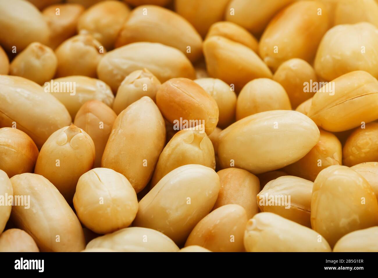 Peanut texture. Food background of peanuts bean. Golden, roasted ...