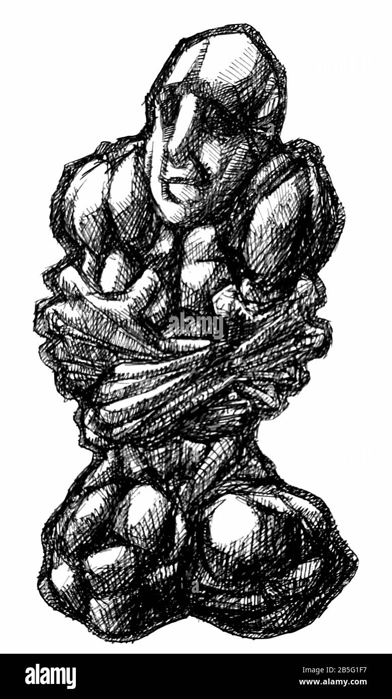 Contorted lines Stock Vector Images - Alamy