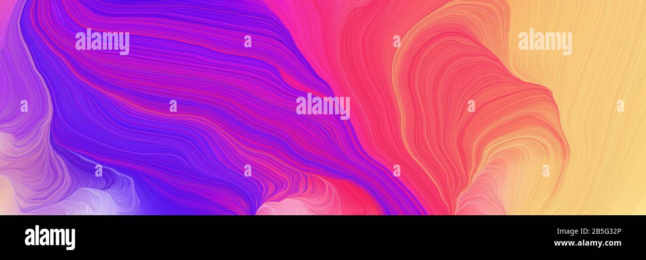 landscape orientation graphic with waves. modern waves background ...