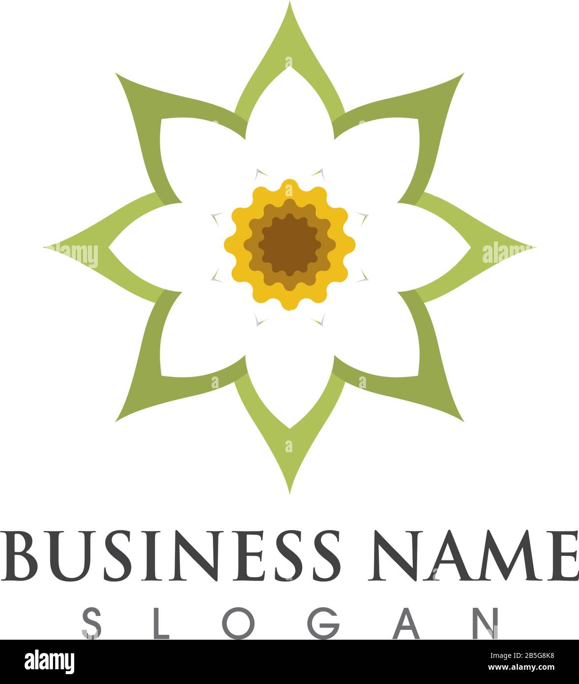 Edelweiss logo illustration vector design Stock Vector Image & Art - Alamy