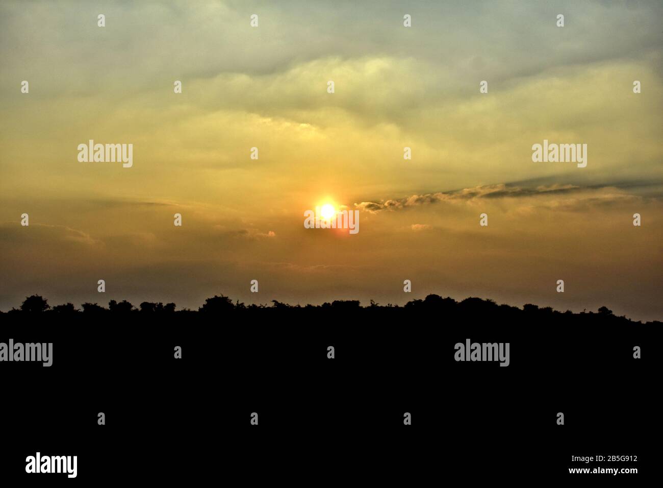 Beauty of Rising Sun Stock Photo - Alamy