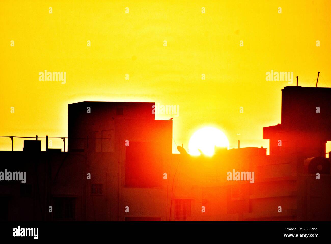 Beauty of Rising Sun Stock Photo - Alamy