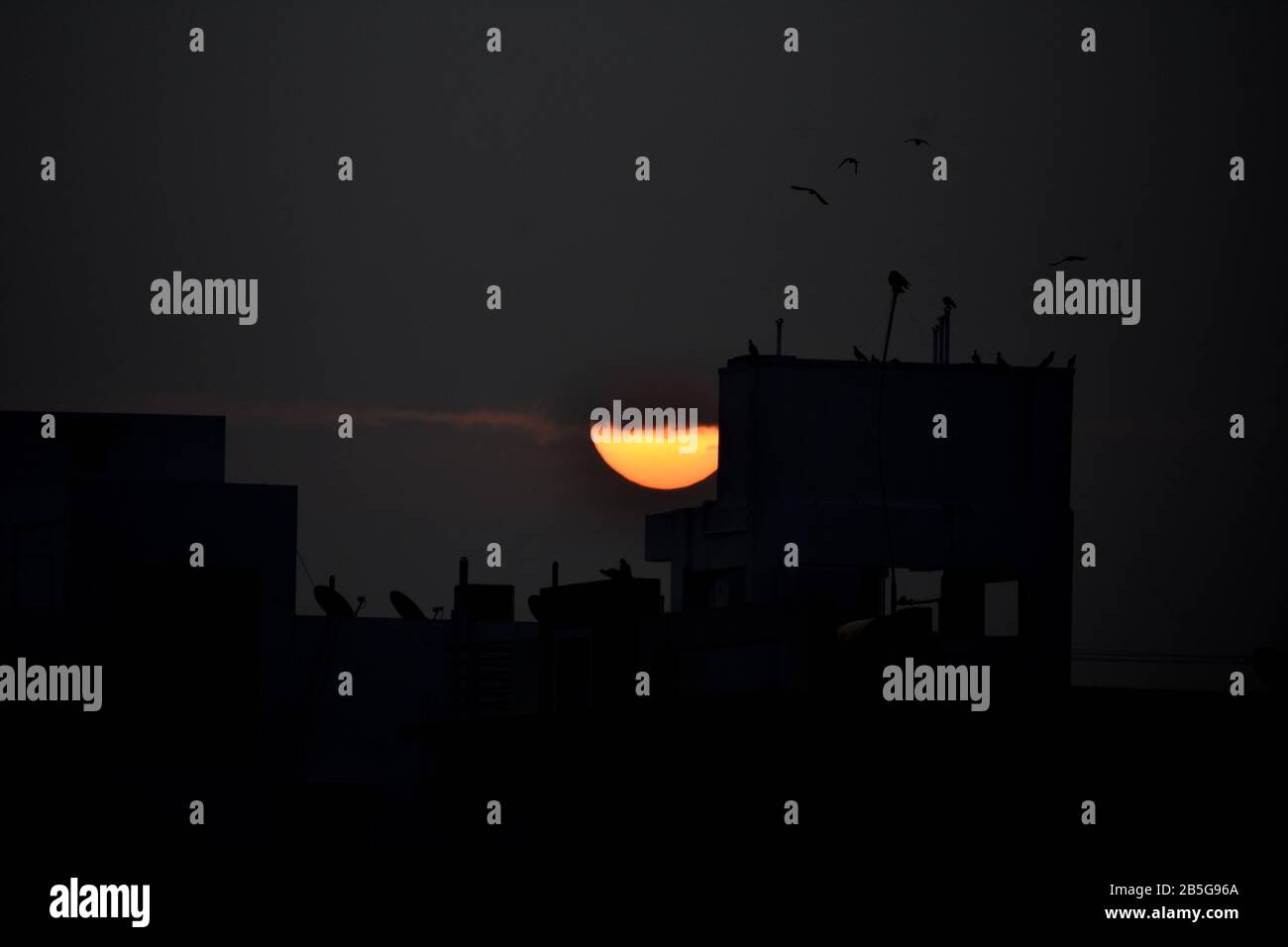 Beauty of Rising Sun Stock Photo - Alamy