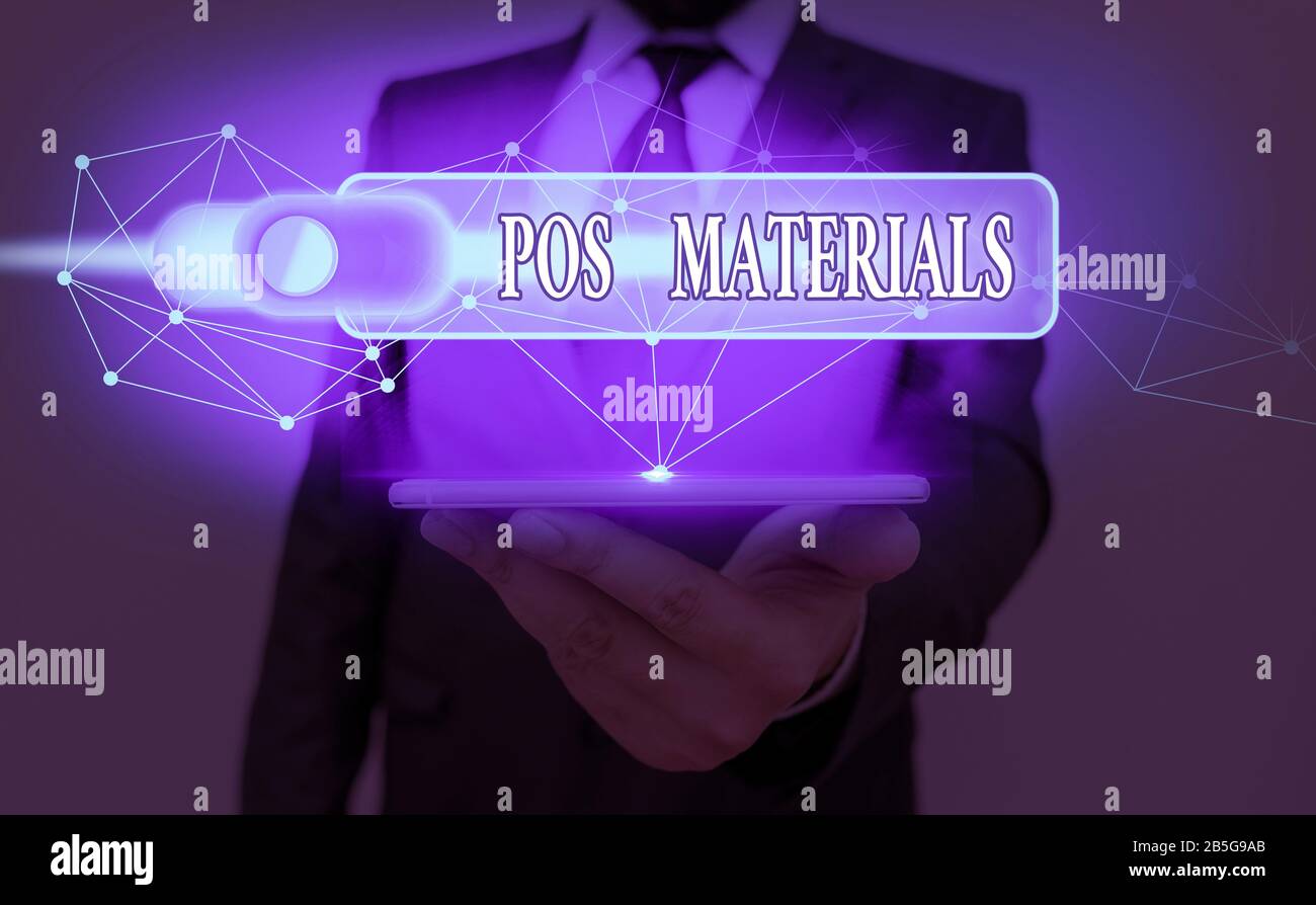 Pos materials hi-res stock photography and images - Alamy