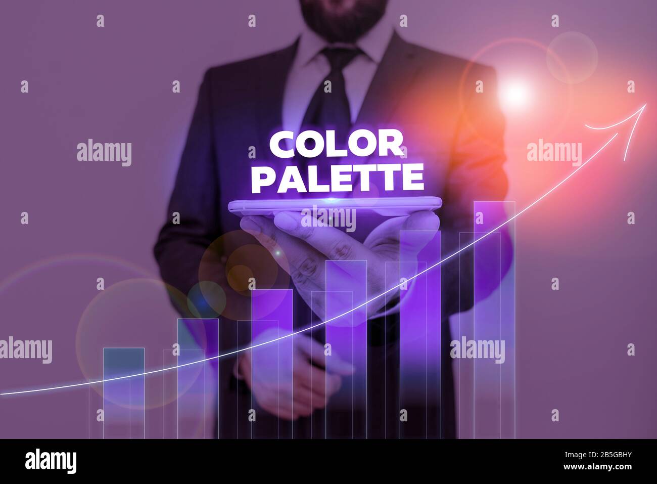Word writing text Color Palette. Business photo showcasing full range ...