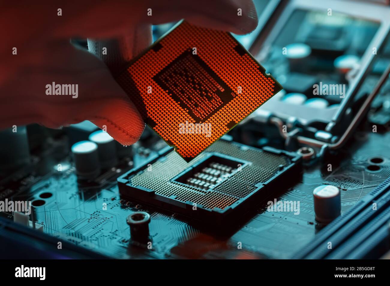 Electronic engineer of computer technology. Maintenance computer cpu ...