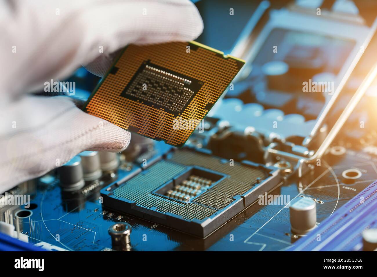 Electronic engineer of computer technology. Maintenance computer cpu ...