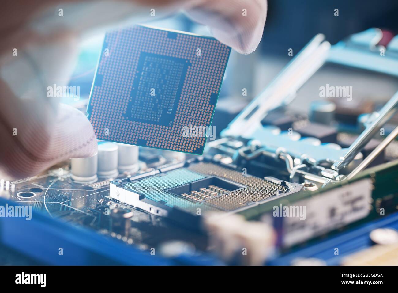 Electronic engineer of computer technology. Maintenance computer cpu ...