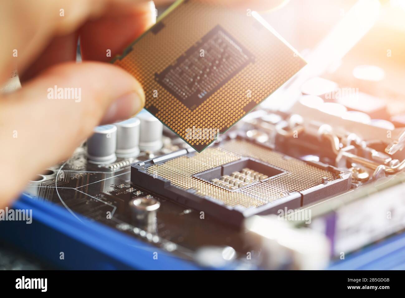 Electronic engineer of computer technology. Maintenance computer cpu ...