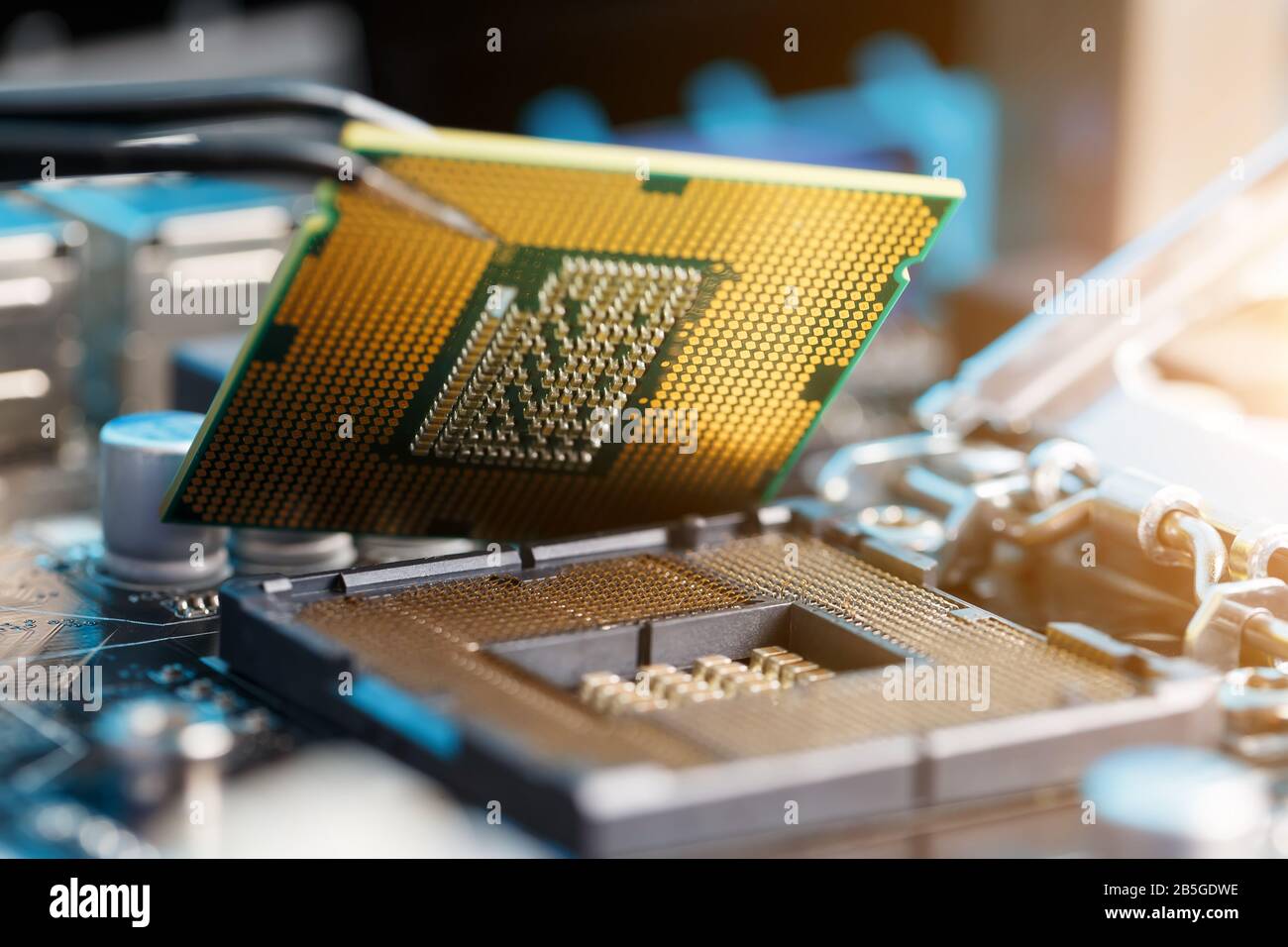 Electronic engineer of computer technology. Maintenance computer cpu ...