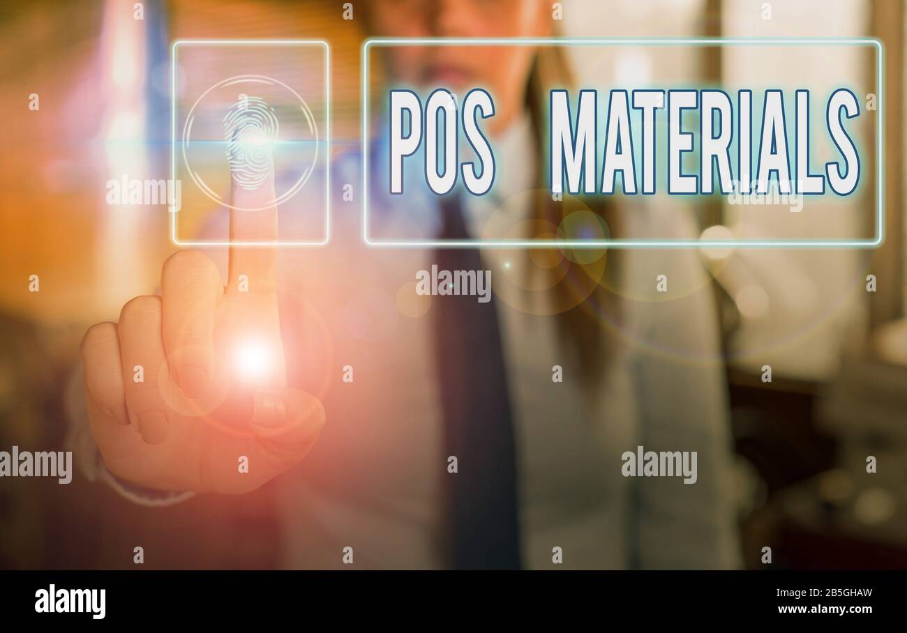 Pos materials hi-res stock photography and images - Alamy