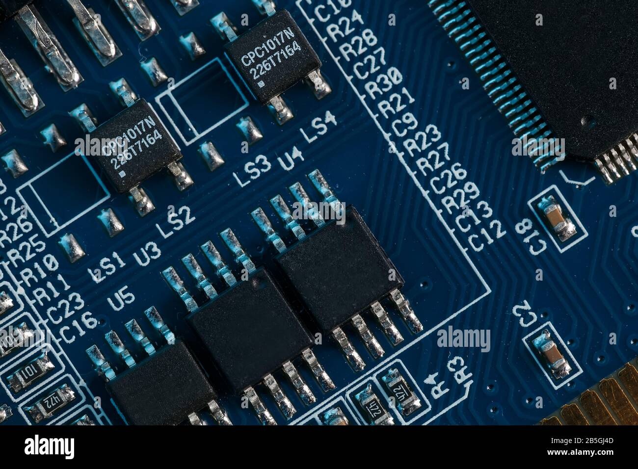 Silicon Chips Chip Integrated Circuit High Resolution Stock Photography ...