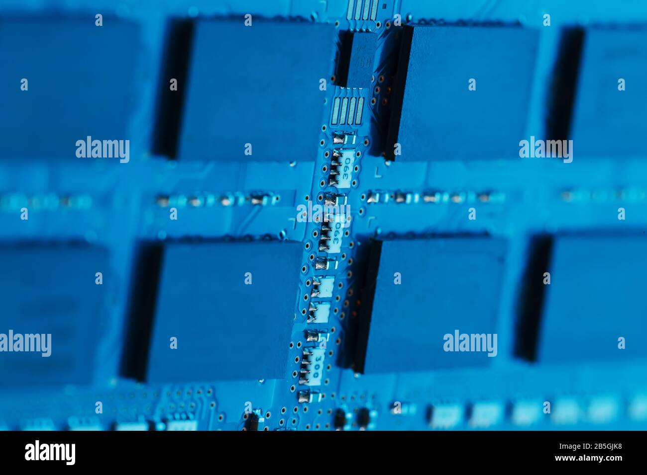 Electronic circuit board close up. Processor, chips and capacitors. Inside computers Stock Photo ...