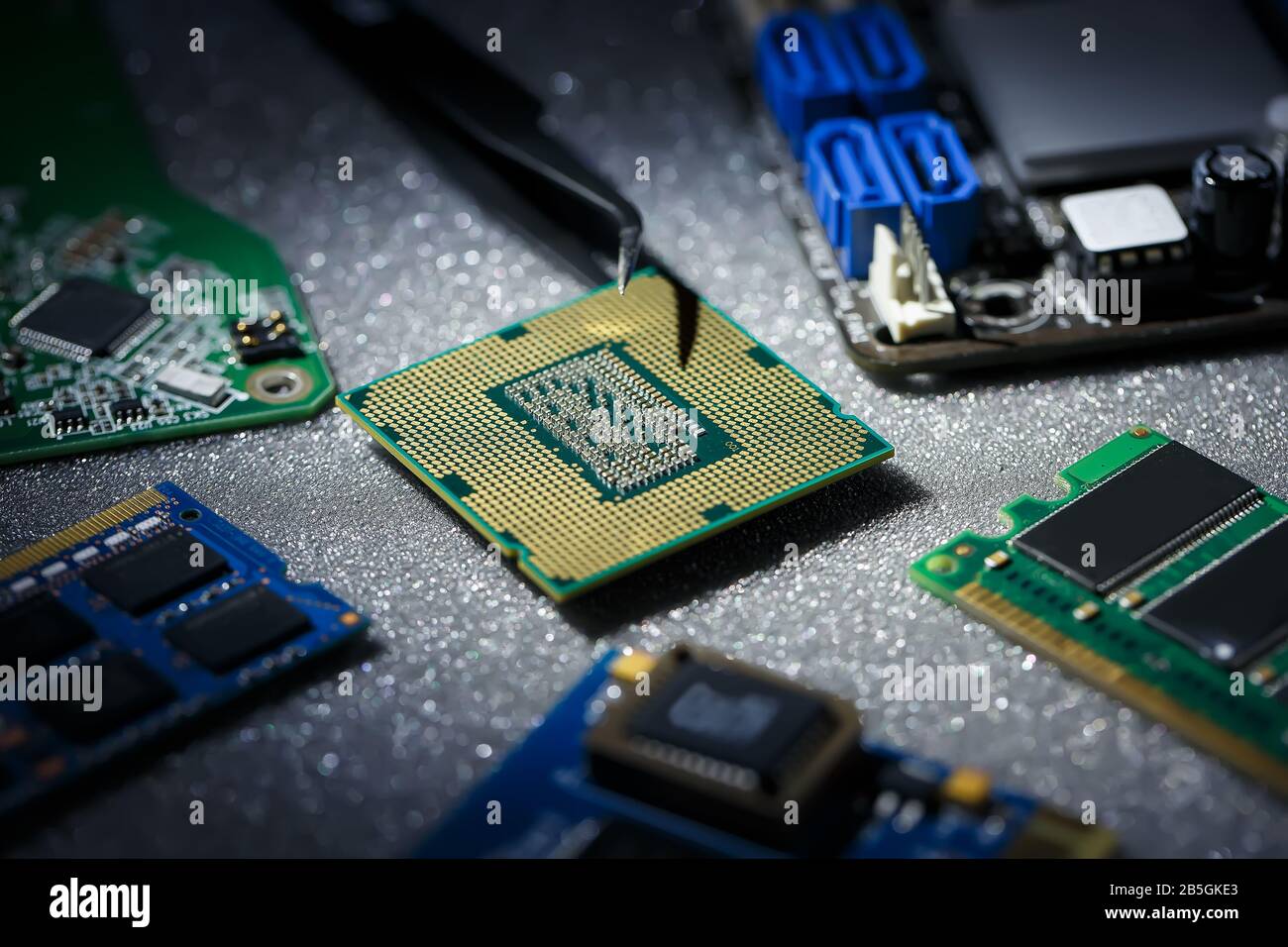 Electronic engineer of computer technology. Maintenance computer cpu ...