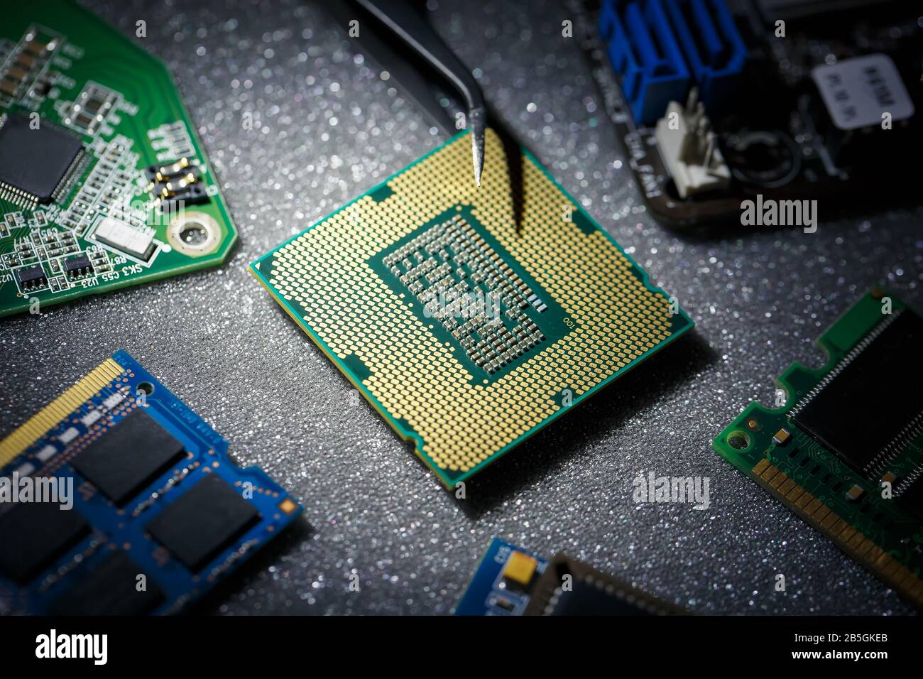 Electronic engineer of computer technology. Maintenance computer cpu ...