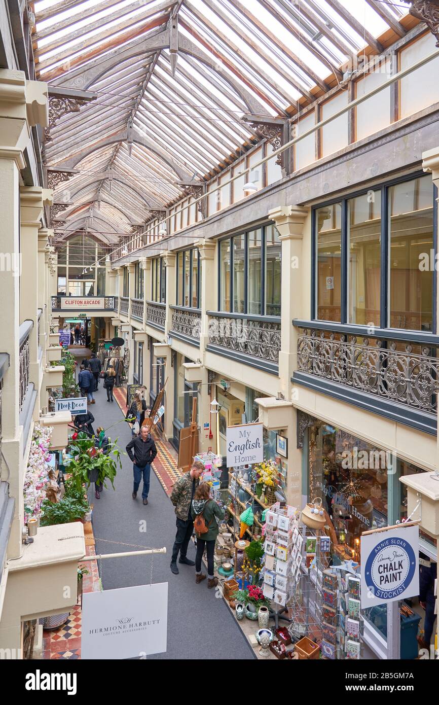 The Clifton Arcade, Clifton, Bristol, UK Stock Photo - Alamy