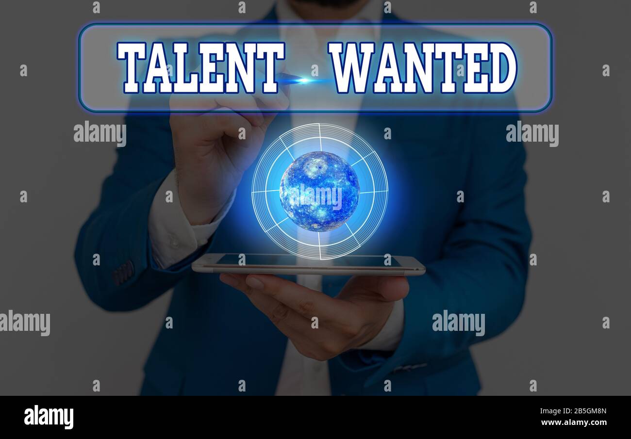 Conceptual hand writing showing Talent Wanted. Concept meaning looking ...