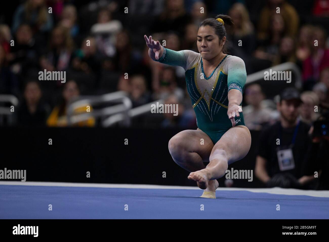 March 7, 2020: Gymnast Georgia Godwin (AUS) competes during the women's ...
