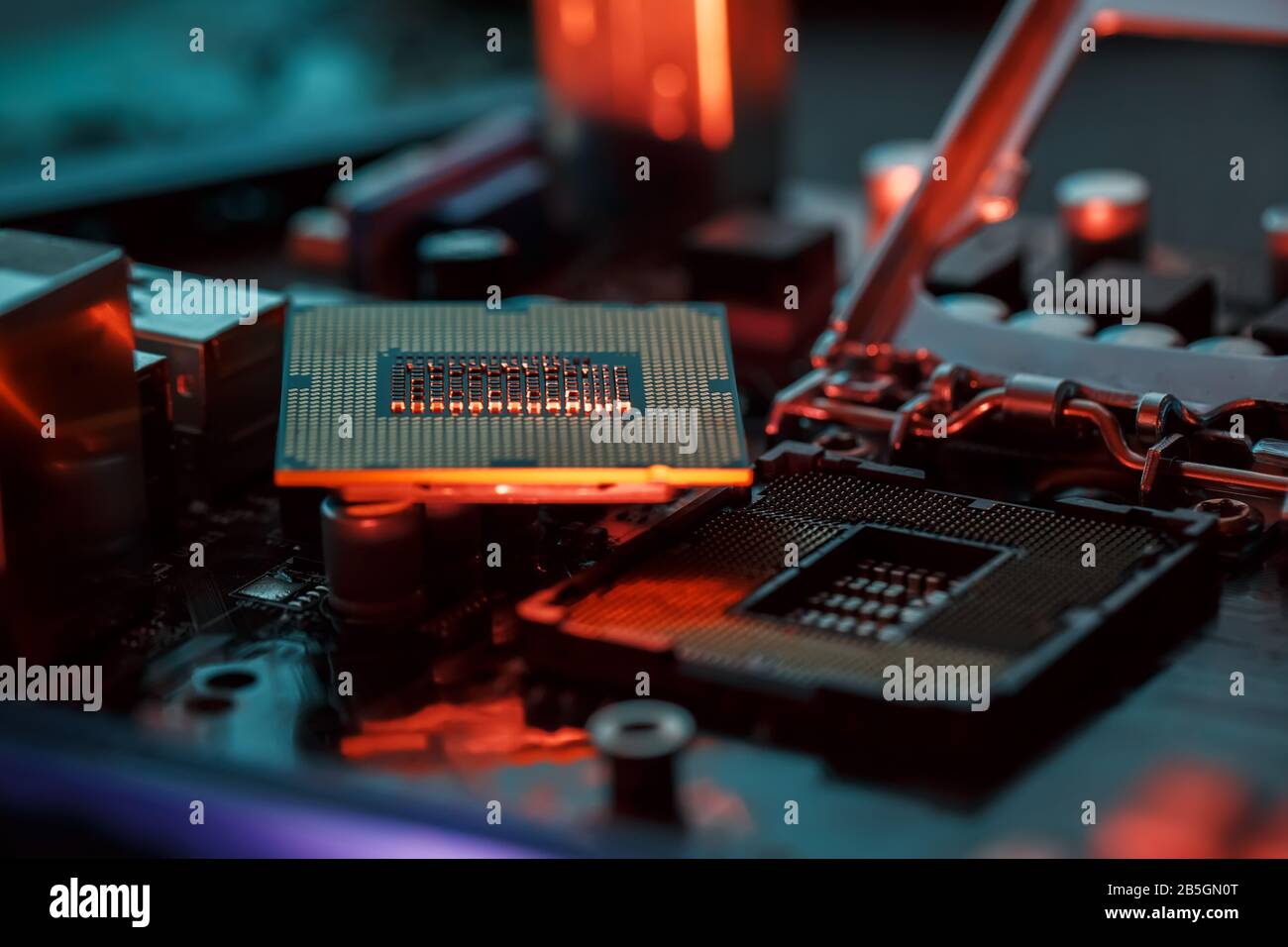 Electronic engineer of computer technology. Maintenance computer cpu ...