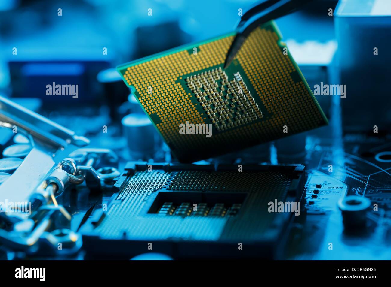 Electronic engineer of computer technology. Maintenance computer cpu ...