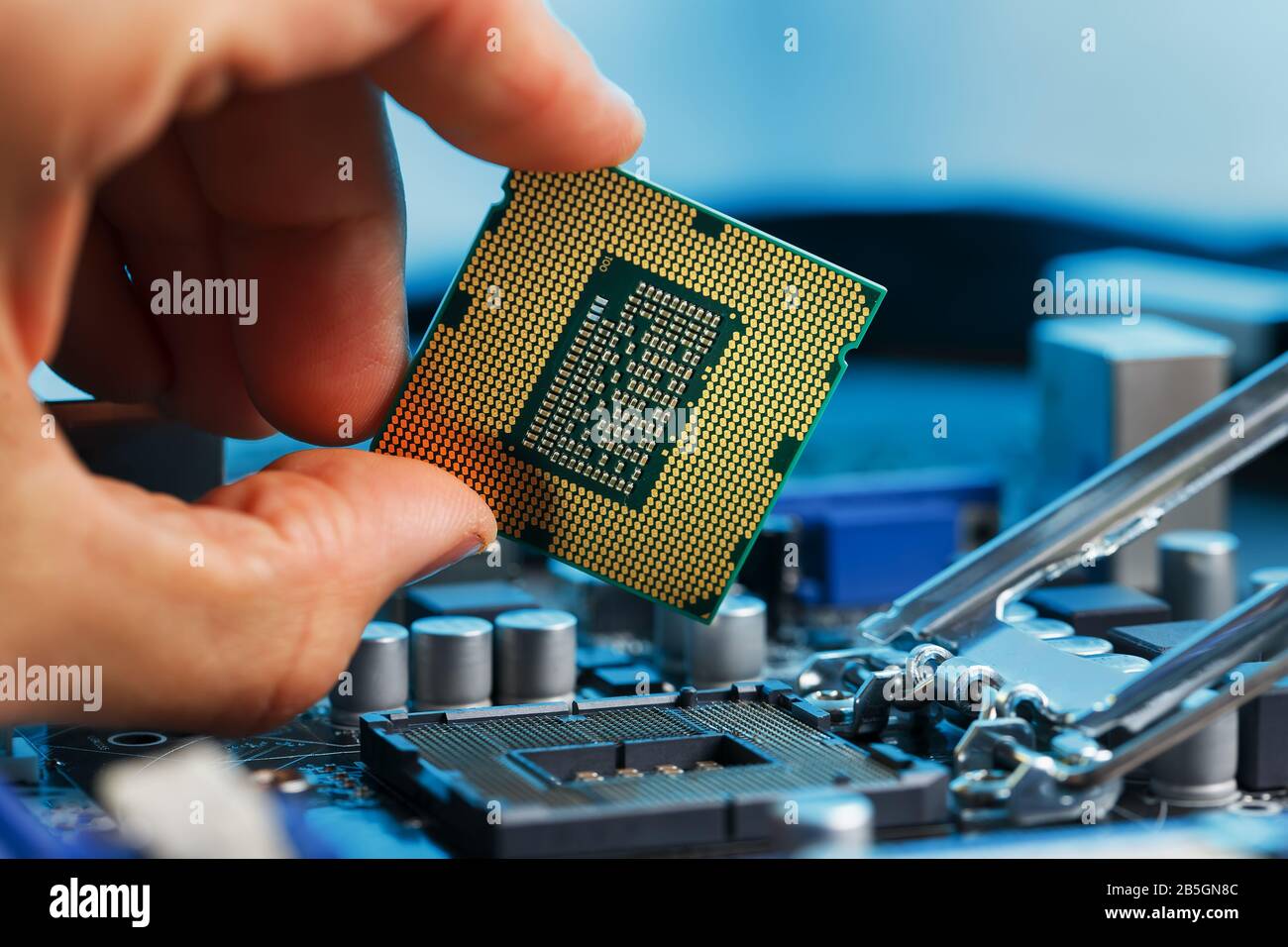 Electronic engineer of computer technology. Maintenance computer cpu ...