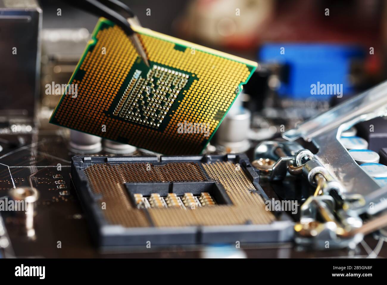 Electronic engineer of computer technology. Maintenance computer cpu ...