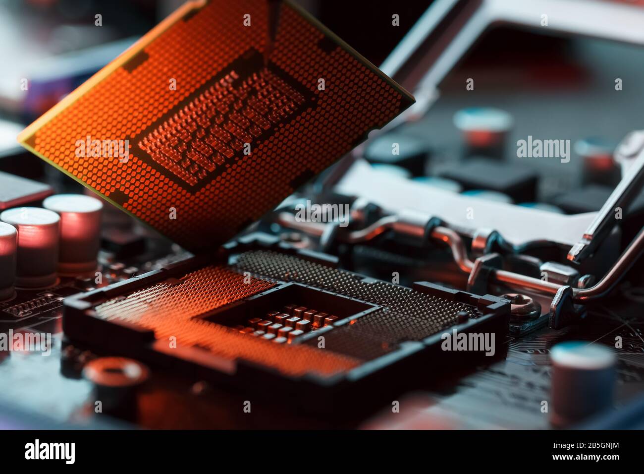 Electronic engineer of computer technology. Maintenance computer cpu ...