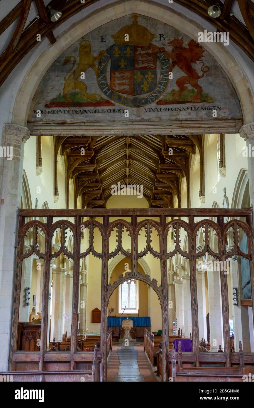 Ludham norfolk rood screen st hi-res stock photography and images - Alamy