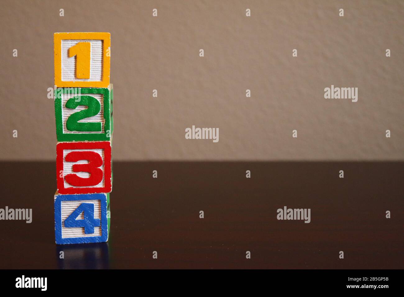 Number blocks hi-res stock photography and images - Alamy