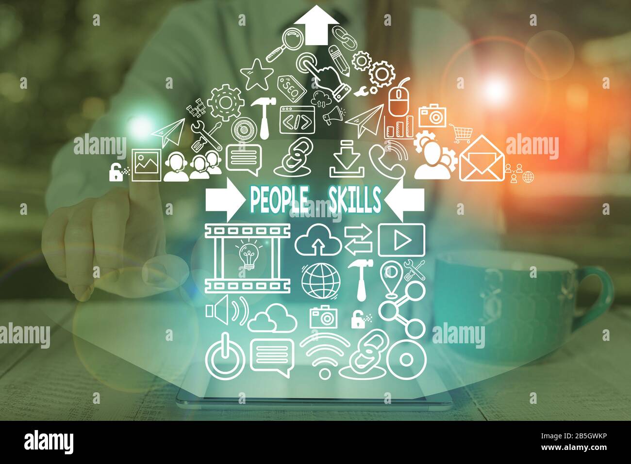 Conceptual hand writing showing People Skills. Concept meaning A set of ...