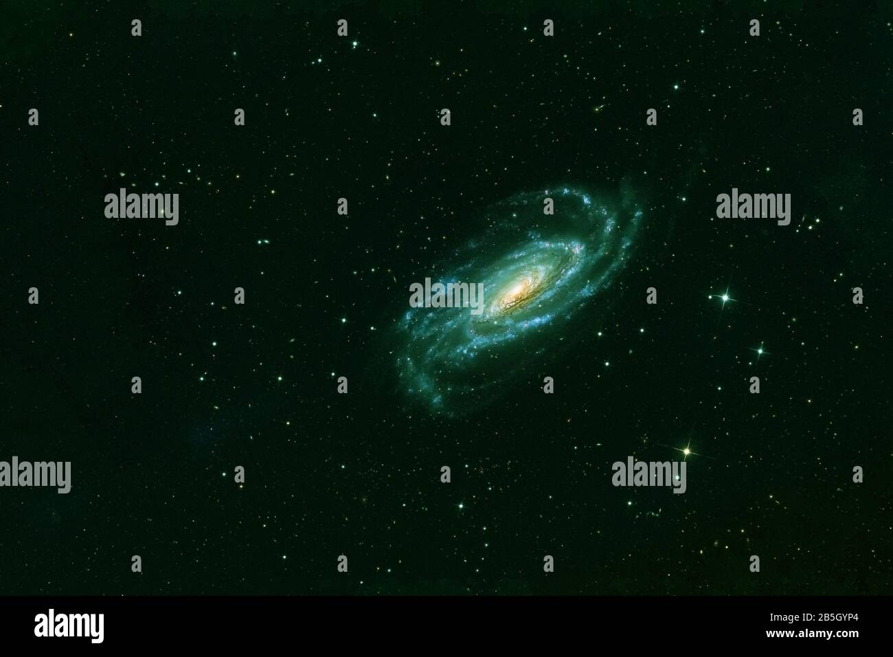 Beautiful deep space, with a bright nebula. Elements of this image were ...