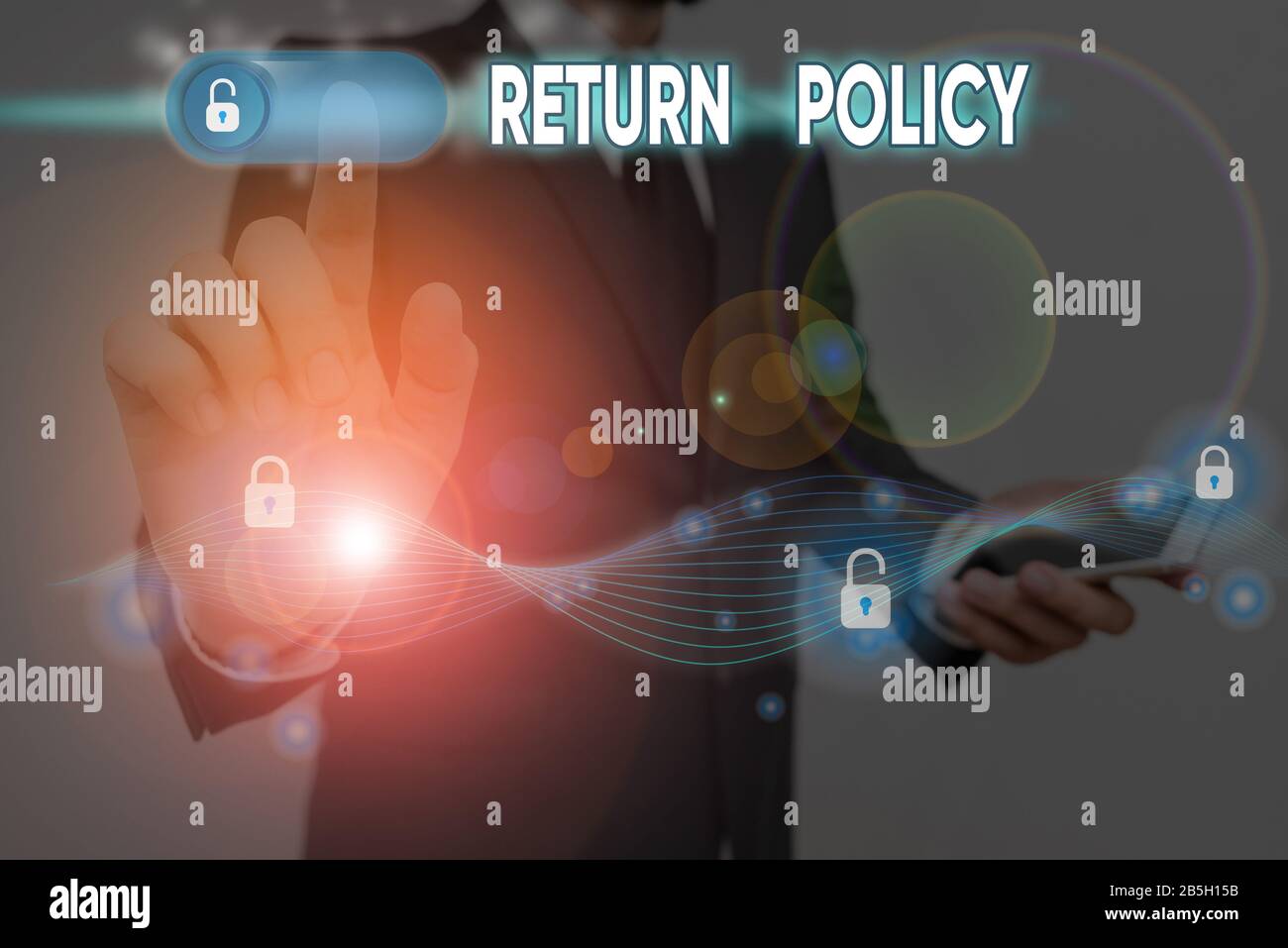 Conceptual hand writing showing Return Policy. Concept meaning return ...