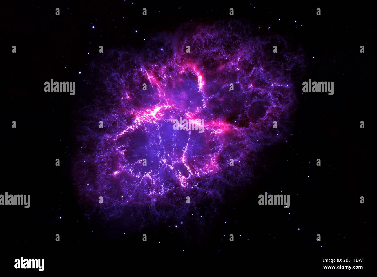 Beautiful space background with nebulae and stars. Elements of this ...