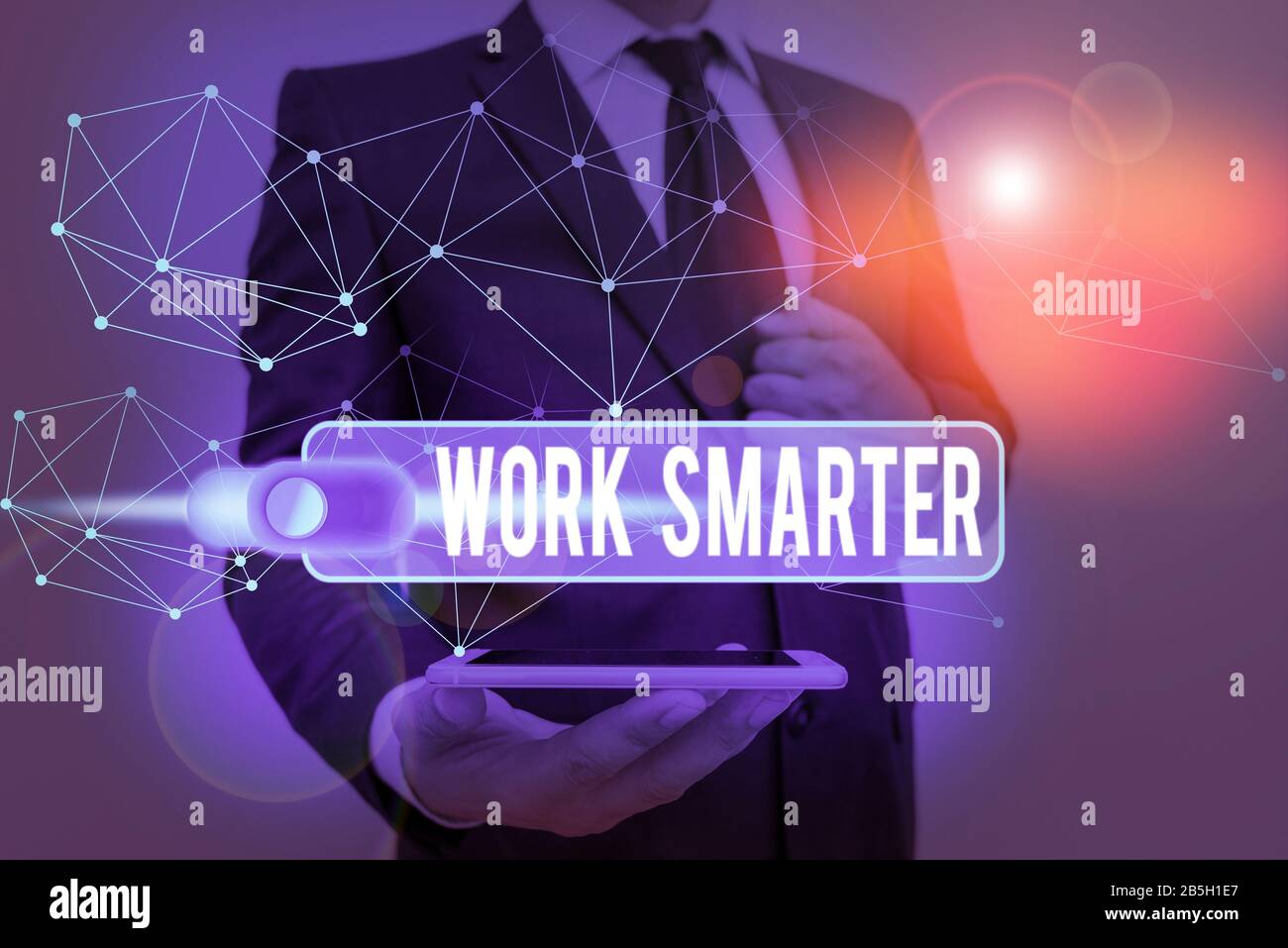 Conceptual hand writing showing Work Smarter. Concept meaning figuring ...