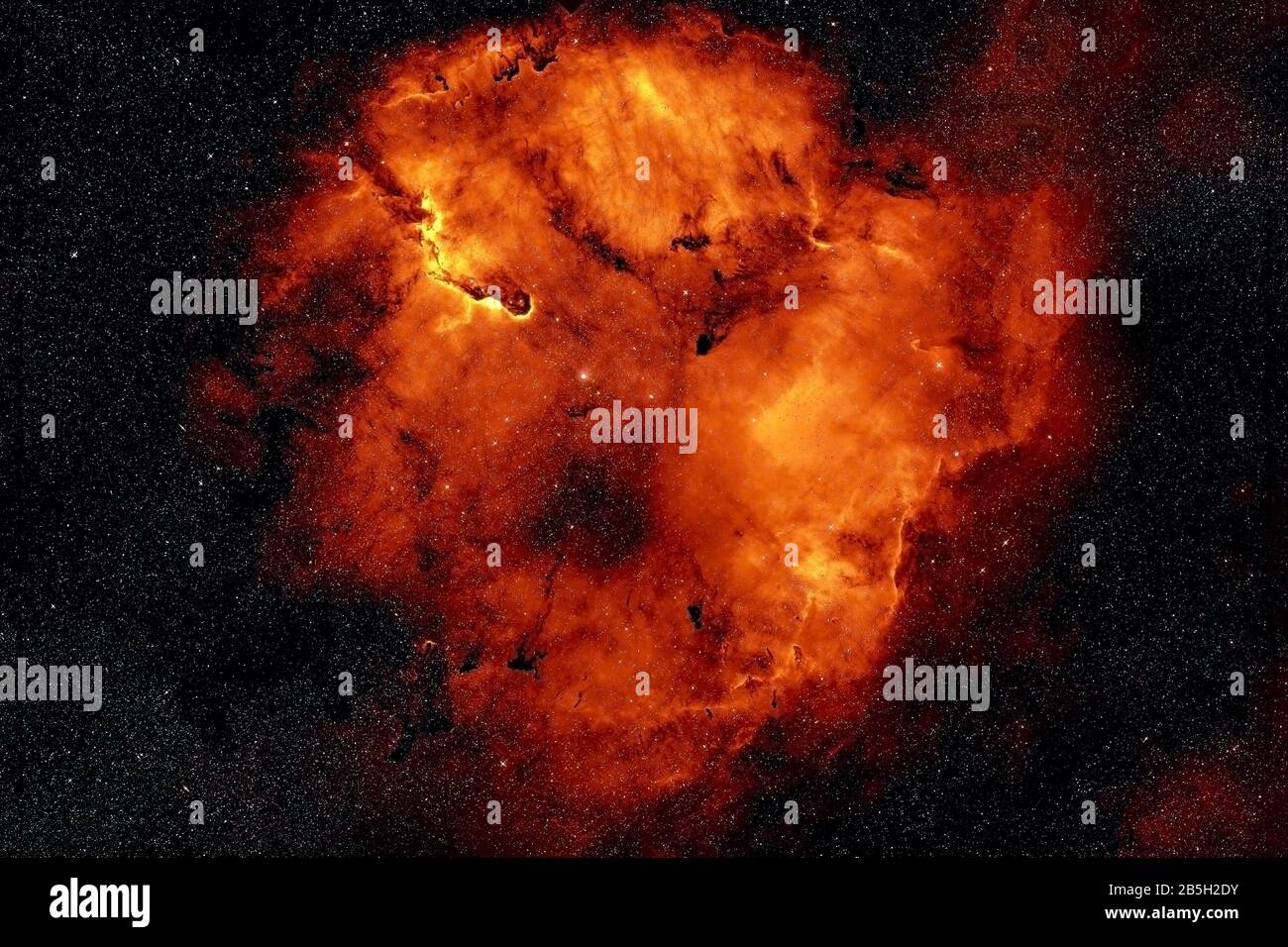 Beautiful space background with nebulae and stars. Elements of this ...
