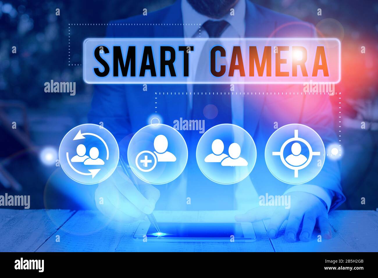 Handwriting text writing Smart Camera. Conceptual photo individual ...