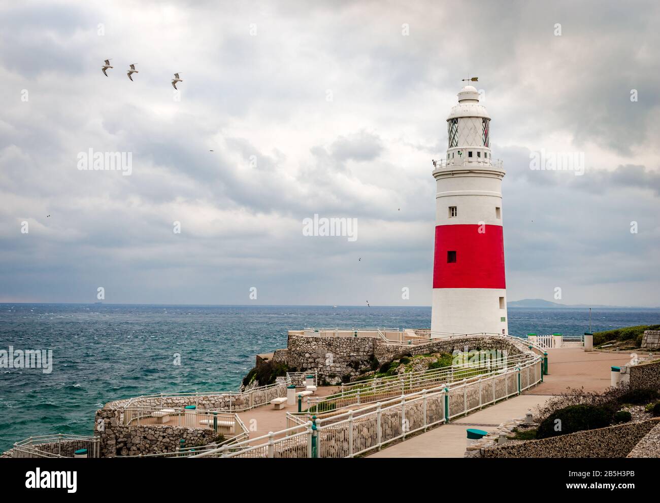 The Europa Point Lighthouse. It is based on the southeastern tip of the ...